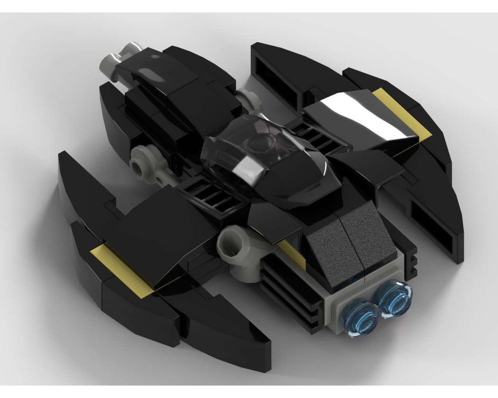 LEGO MOC Mini Batplane by francisbrick | Rebrickable - Build with LEGO