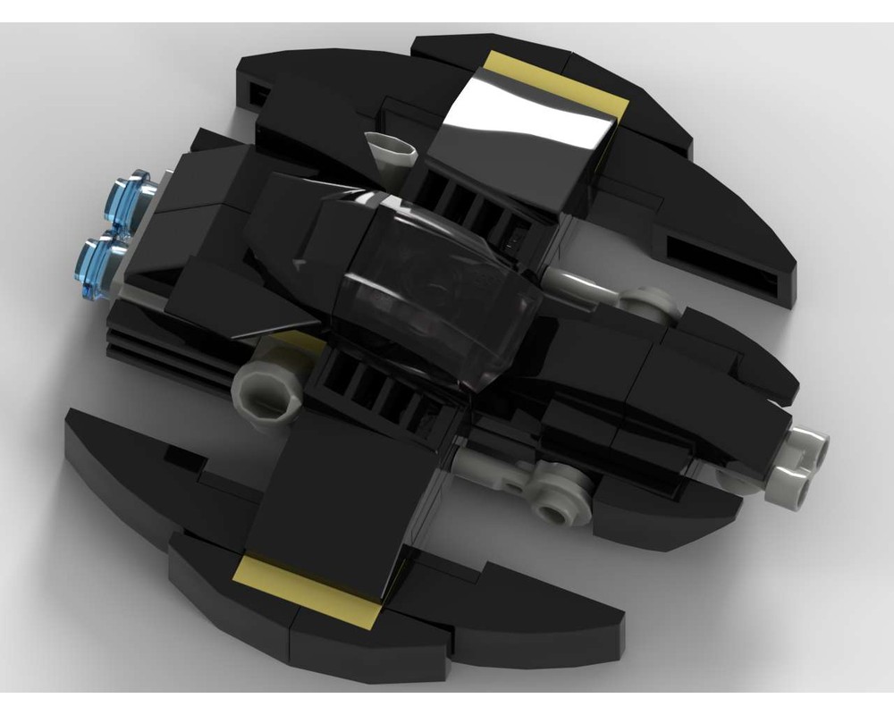 LEGO MOC Mini Batplane by francisbrick | Rebrickable - Build with LEGO