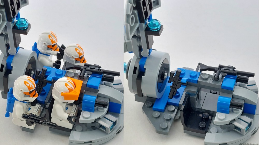 Lego Moc 332nd Micro Tank By Dorianbricktron Rebrickable Build With
