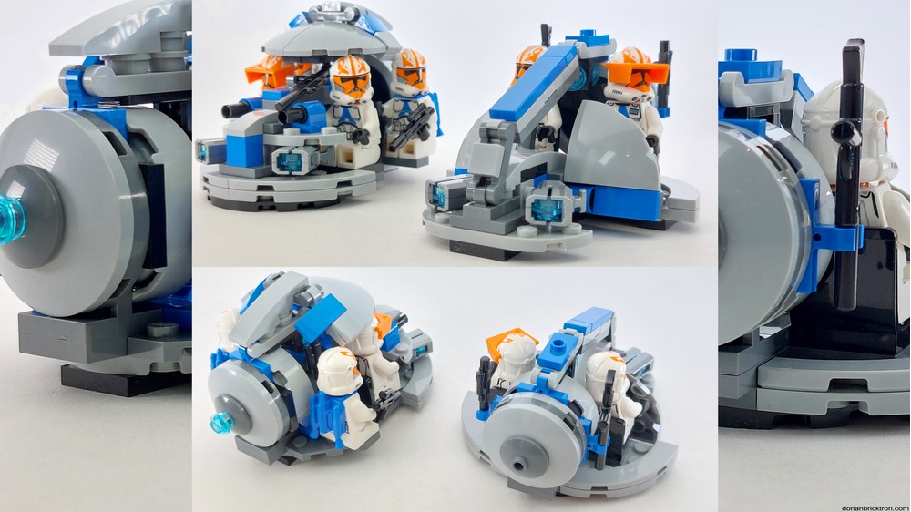 Lego Moc 332nd Micro Tank By Dorianbricktron Rebrickable Build With