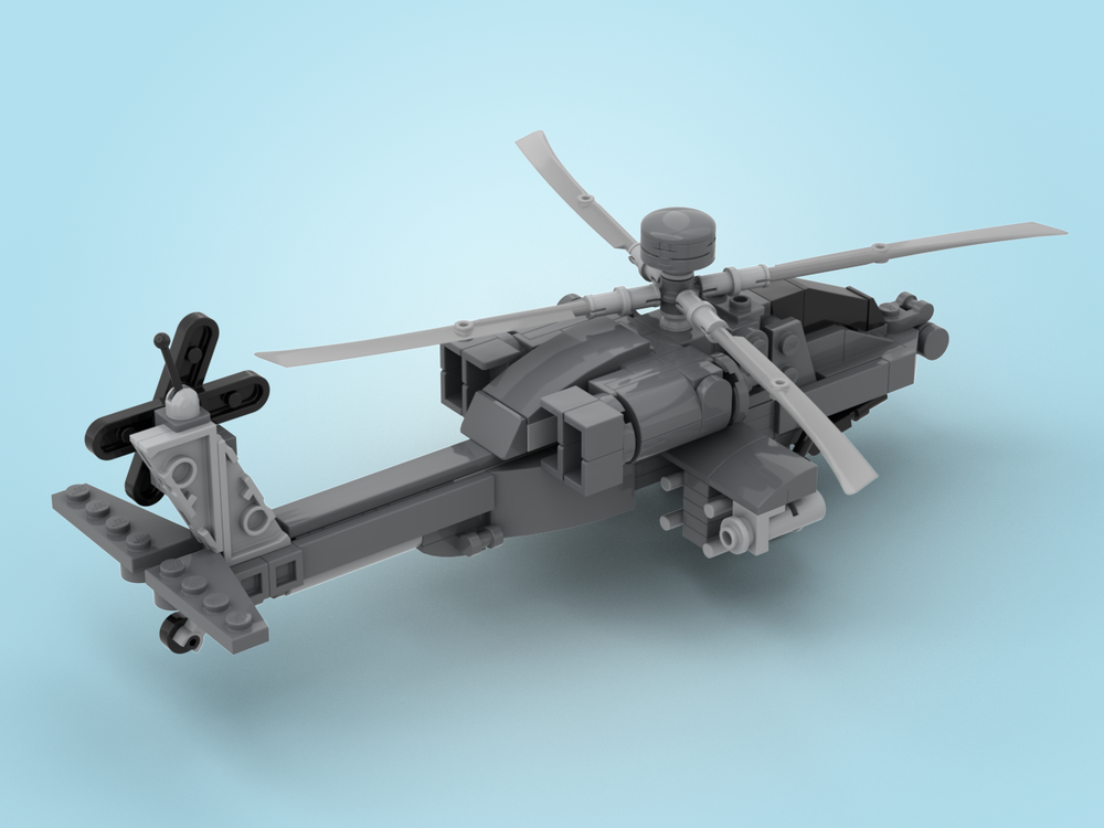 Lego Moc Ah 64 Apache 172 Scale By Abracadabrick Rebrickable