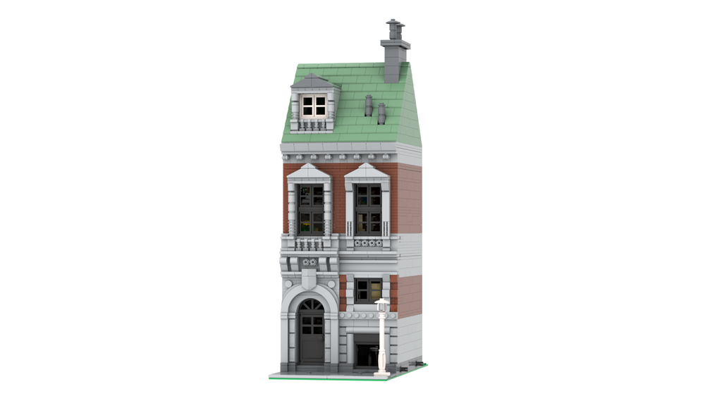 LEGO MOC Modular Swedish Apartment Building by Creable | Rebrickable ...