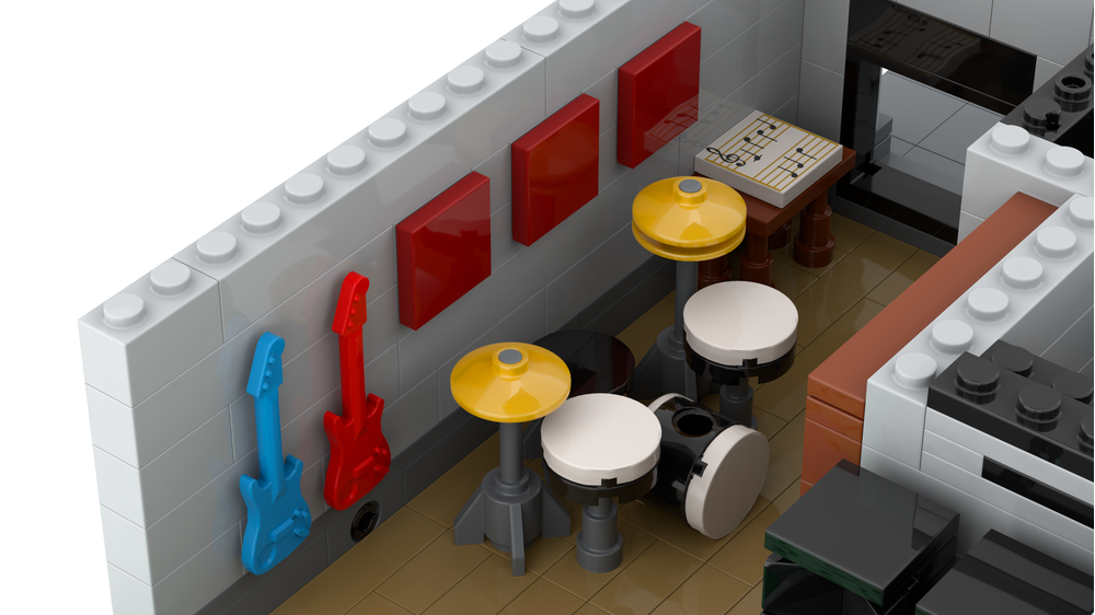 Lego Moc Modular Swedish Apartment Building By Creable Rebrickable