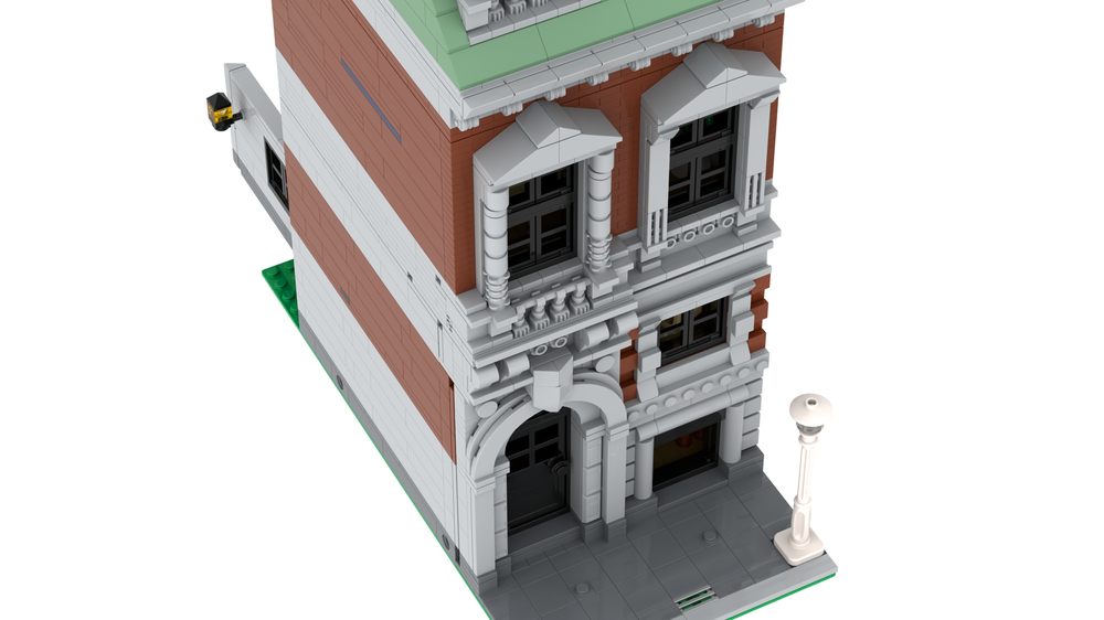 Lego Moc Modular Swedish Apartment Building By Creable Rebrickable