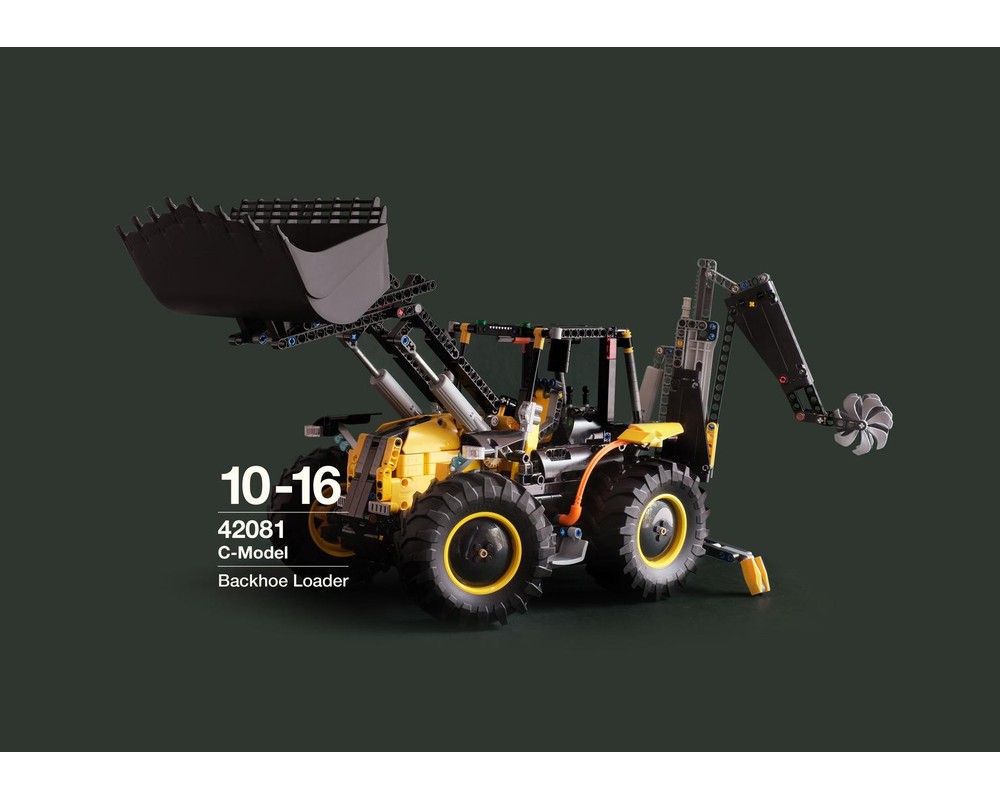 LEGO MOC 42081 - Backhoe Loader by Casual.lego.enjoyer | Rebrickable ...