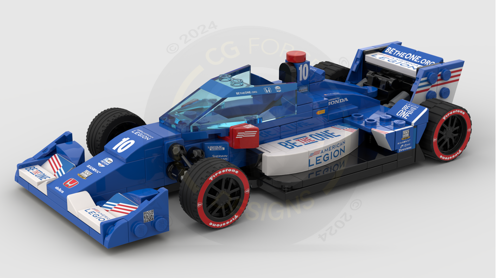 LEGO MOC Indycar 2023 CGR Palou Circuit by CGForceDesigns | Rebrickable ...
