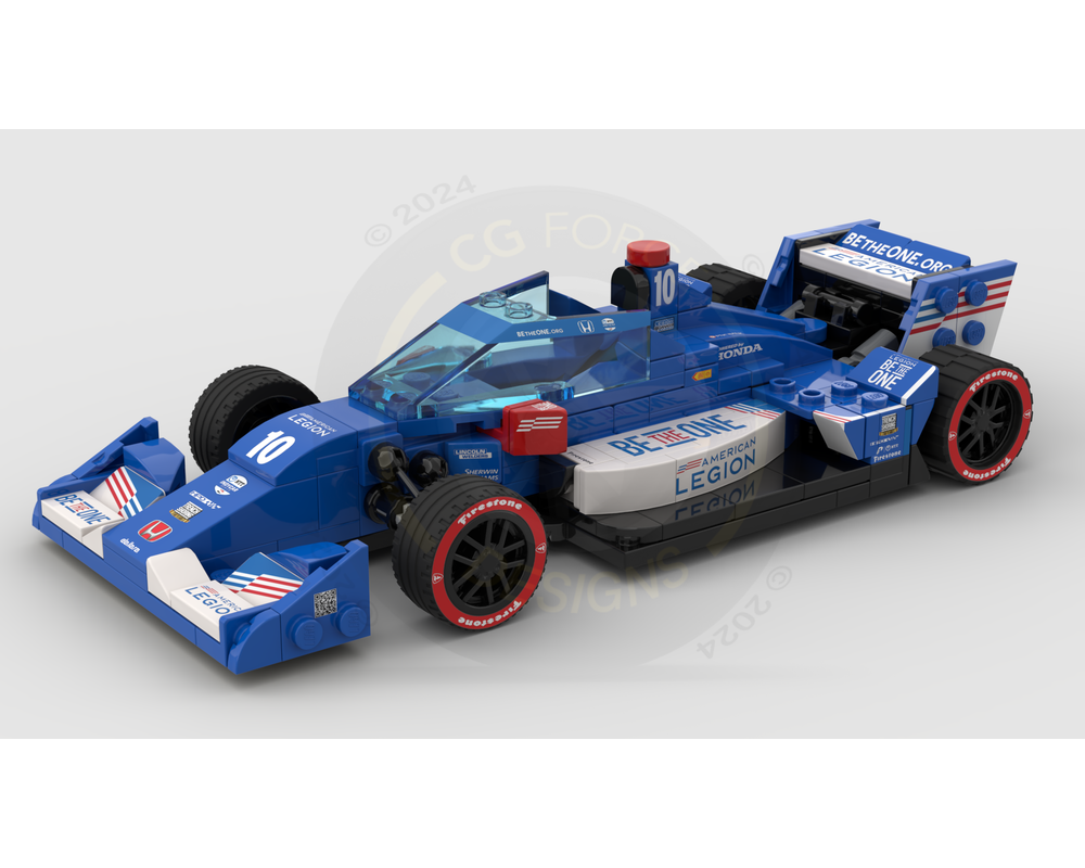 Lego Moc Indycar 2023 Cgr Palou Circuit By Cgforcedesigns Rebrickable