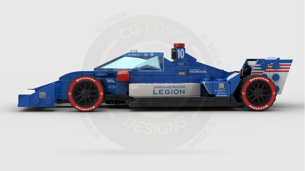 Lego Moc Indycar 2023 Cgr Palou Circuit By Cgforcedesigns Rebrickable
