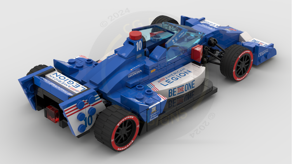 Lego Moc Indycar 2023 Cgr Palou Circuit By Cgforcedesigns Rebrickable