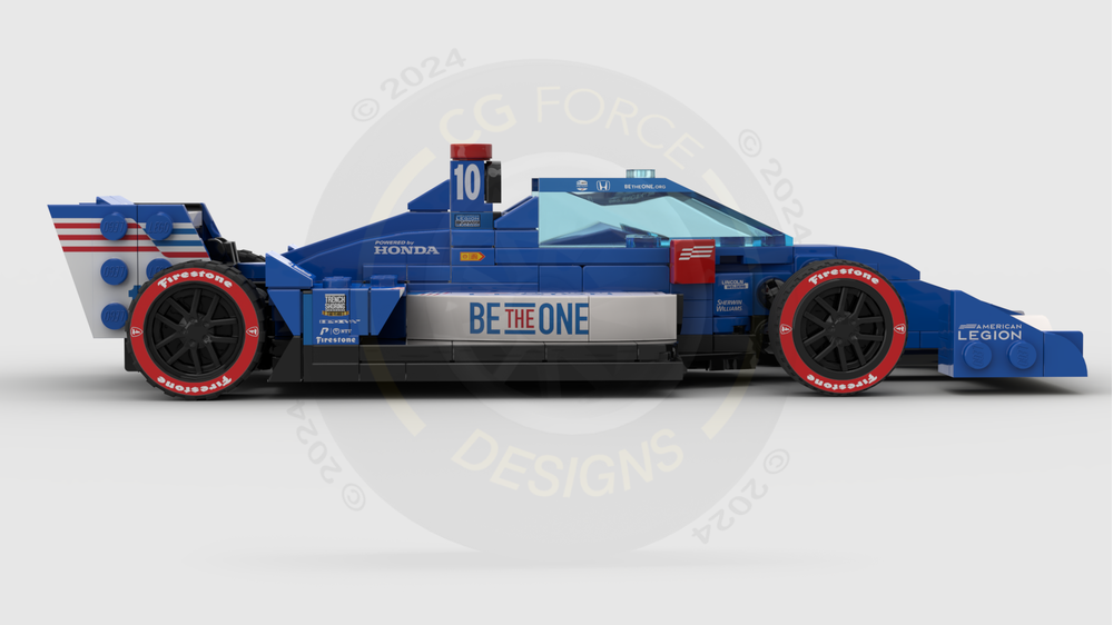 Lego Moc Indycar 2023 Cgr Palou Circuit By Cgforcedesigns Rebrickable