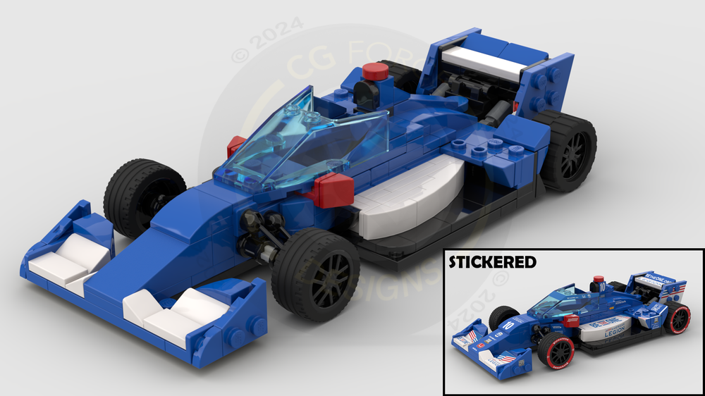 LEGO MOC Indycar 2023 CGR Palou Circuit by CGForceDesigns | Rebrickable ...
