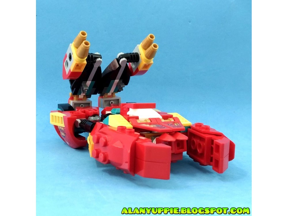 LEGO MOC Transformer Hover tank from LEGO Monkie Kid 80040: Combi Mech ...