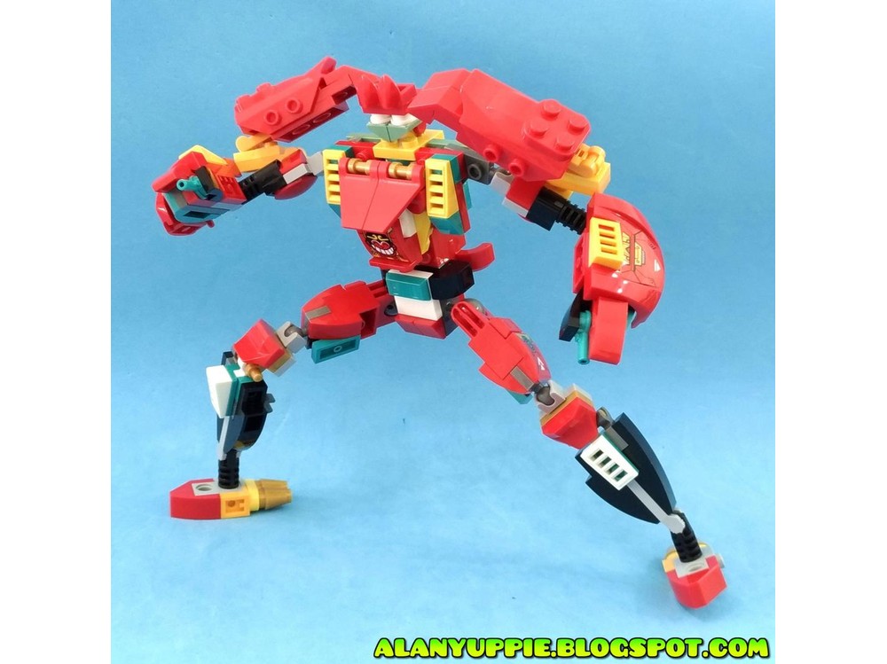 LEGO MOC Transformer Hover tank from LEGO Monkie Kid 80040: Combi Mech ...