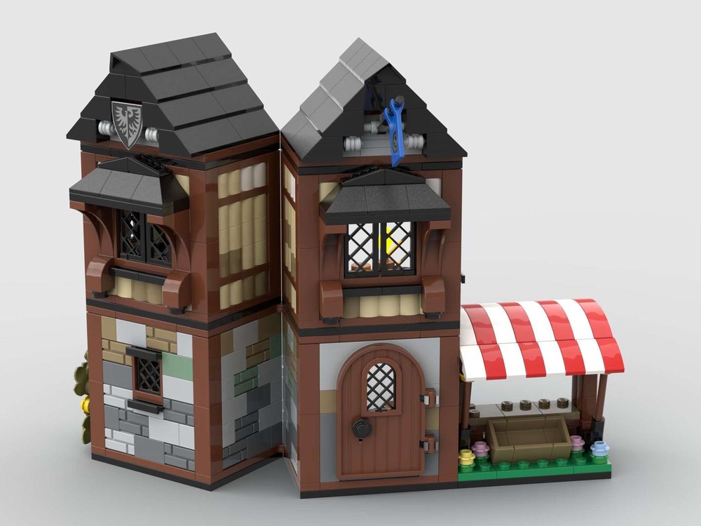 LEGO MOC Black Falcon Town House by BrickWars97 | Rebrickable - Build ...