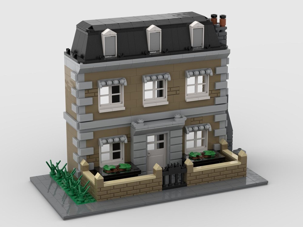 LEGO MOC London Town House Facade by albiorix | Rebrickable - Build ...