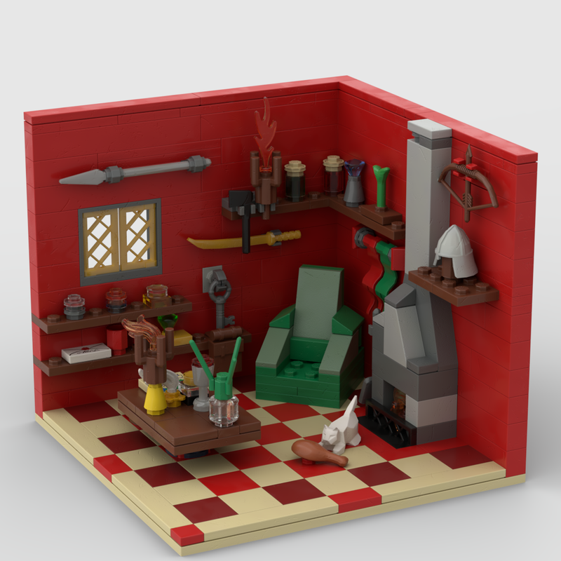 LEGO MOC Medieval Room by LoloBelo | Rebrickable - Build with LEGO