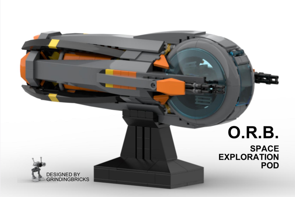 LEGO MOC O.R.B. Space Exploration Pod by GrindingBricks | Rebrickable ...