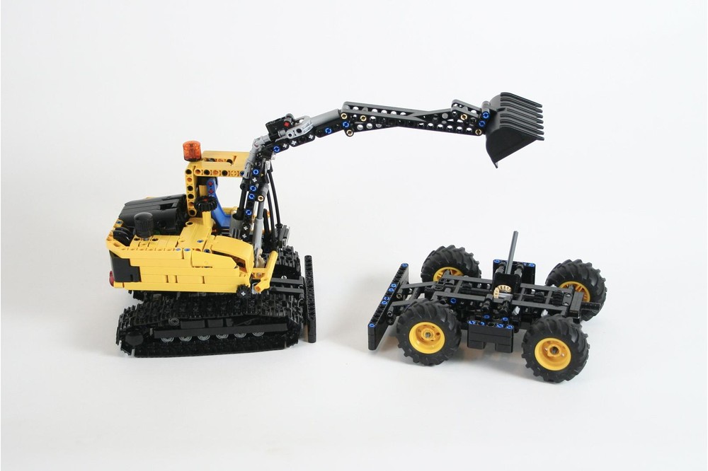 LEGO MOC Tracked Excavator by thirdwigg | Rebrickable - Build with LEGO