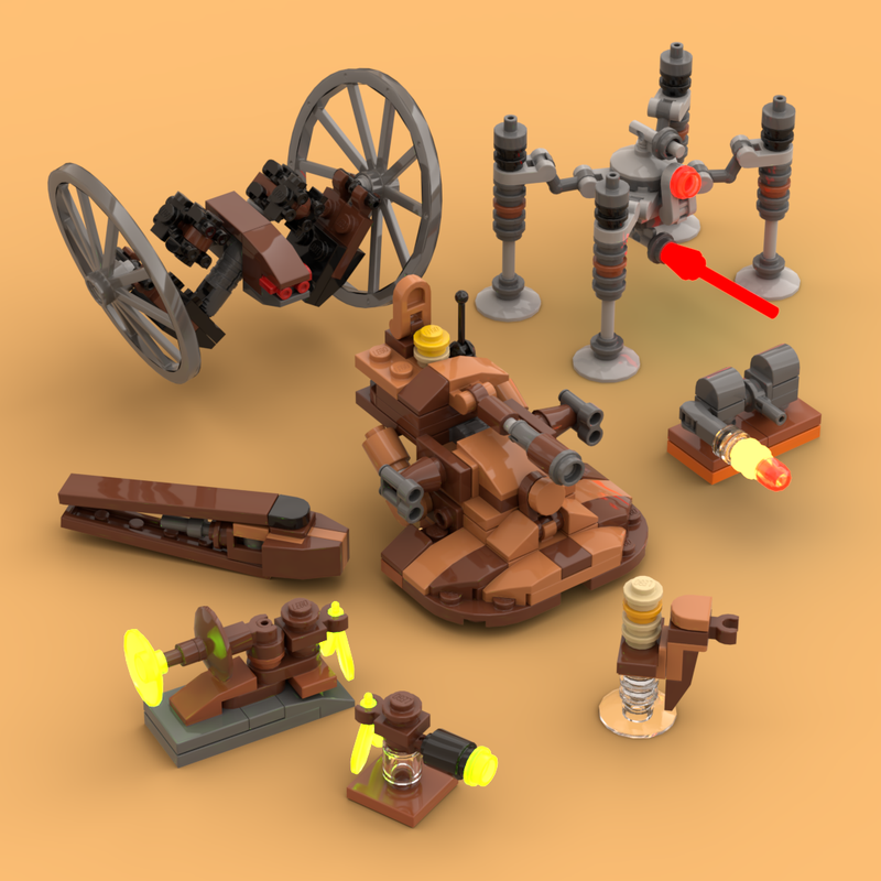 LEGO MOC Geonosis Droid Defense Force - 1:144 Scale by ...