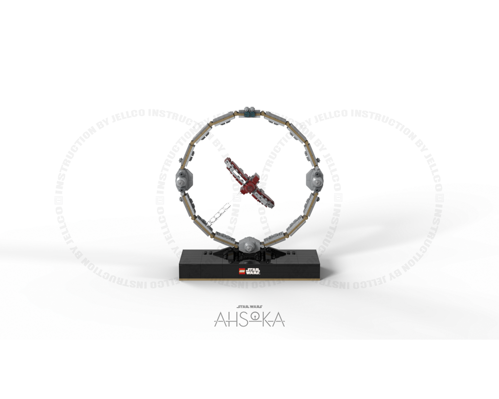 Lego Moc Micro Diorama The Eye Of Sion With T 6 Shuttle By Jellco