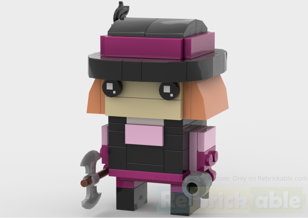 LEGO MOC Noir BrickHead - Persona 5 by GoldengamerLego | Rebrickable ...