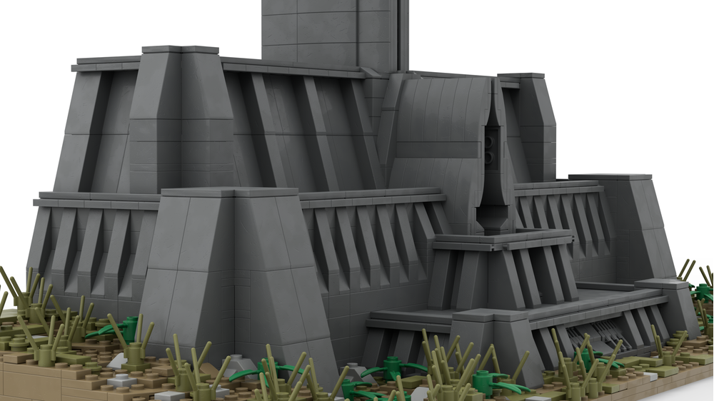 Lego Moc Temple On Peridea Planet Ahsoka Series By Blockwise