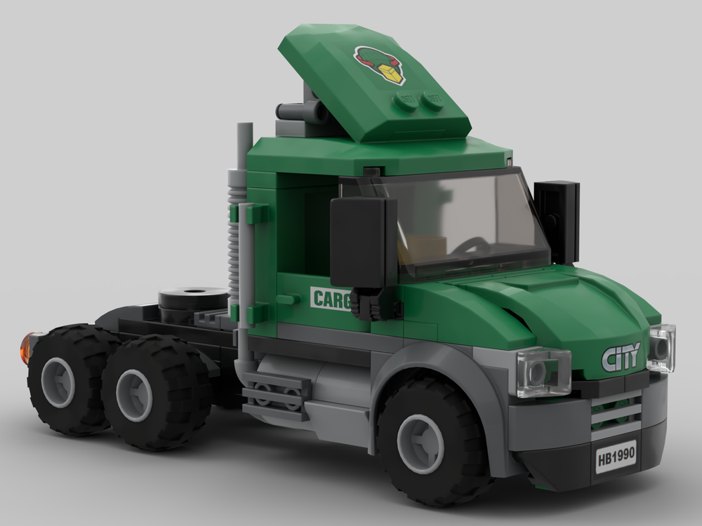 Lego Moc Cargo Truck And Double Trailers By Haulingbricks Rebrickable