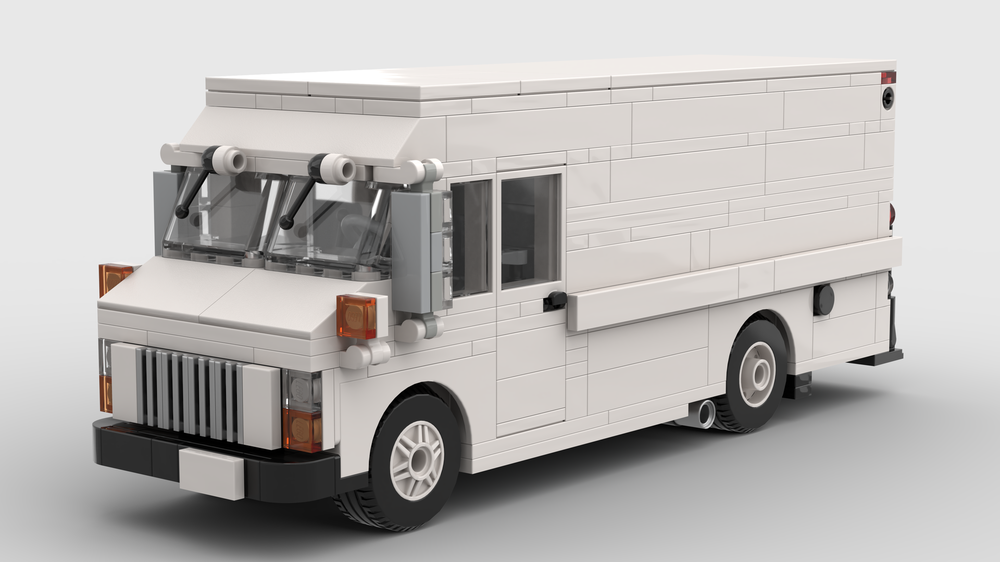 LEGO MOC US Delivery Lorry by BalintKusztor | Rebrickable - Build with LEGO