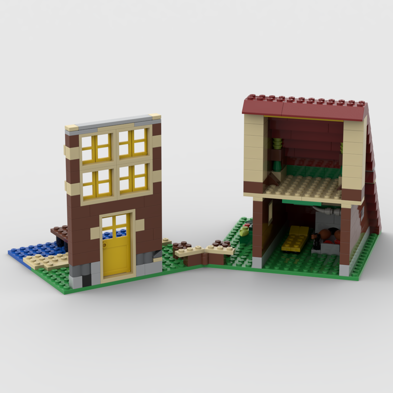 LEGO MOC Lakeside Wedge Cabin (5766 Alt Build) by Welsh Dynasty Builds ...