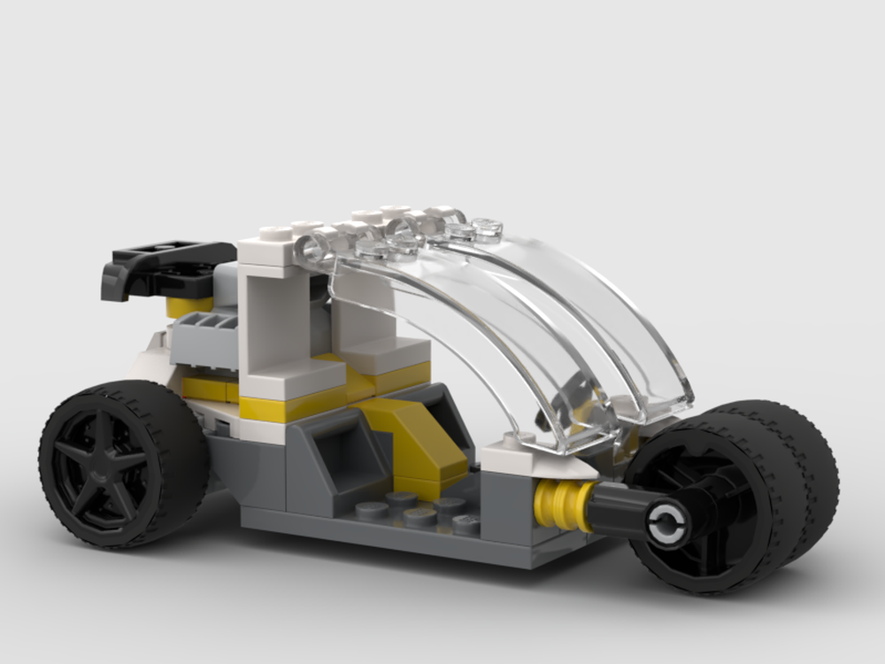LEGO MOC Twin Pod Three Wheeler by BrickMOCery | Rebrickable - Build ...