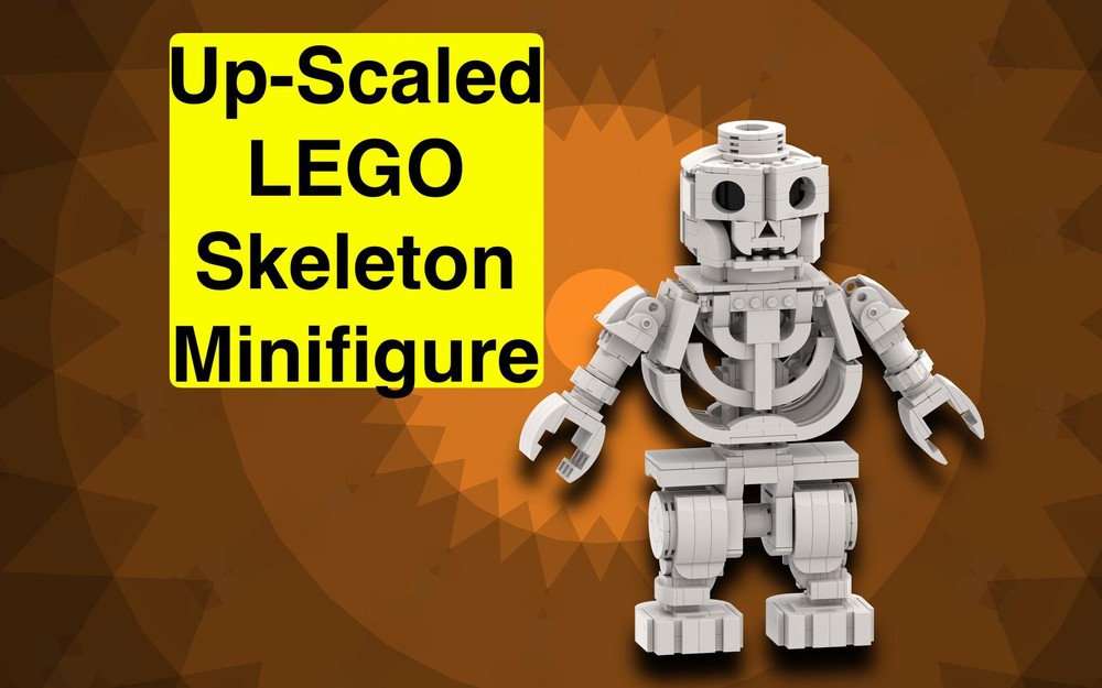 LEGO MOC Up-Scaled LEGO Skeleton Minifigure by ZTBricks | Rebrickable ...