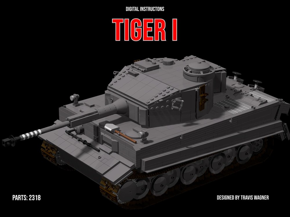 LEGO MOC Tiger 1 by Camobricktape | Rebrickable - Build with LEGO