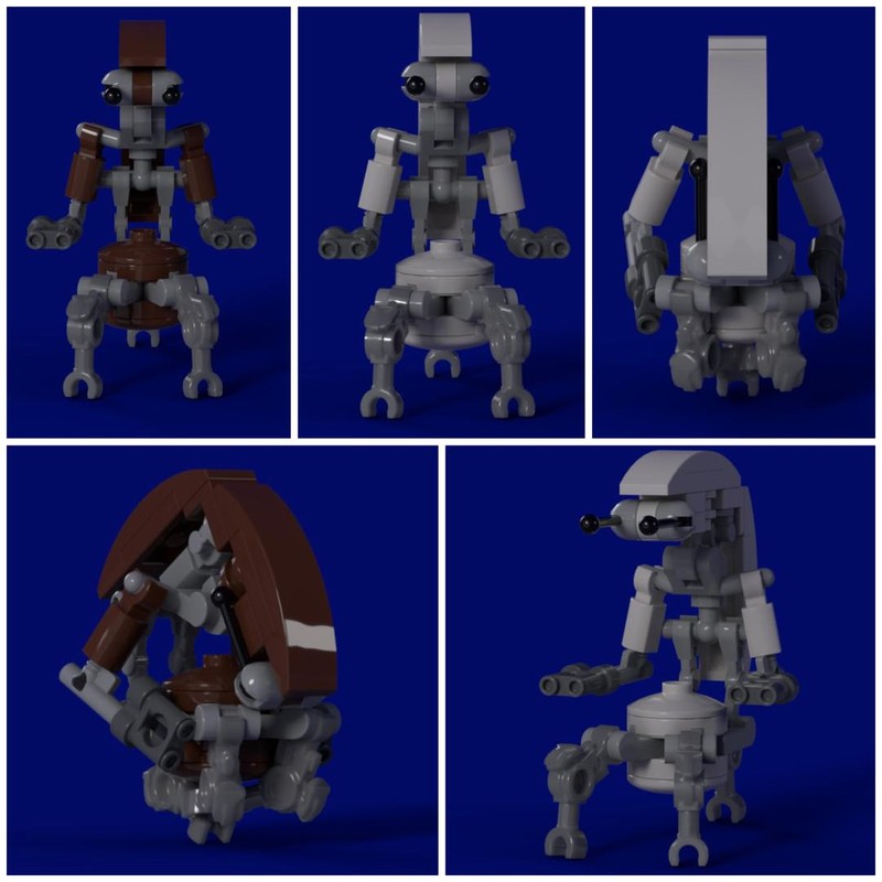 LEGO MOC Droideka Destroyer Droid by brickmaxster | Rebrickable - Build ...