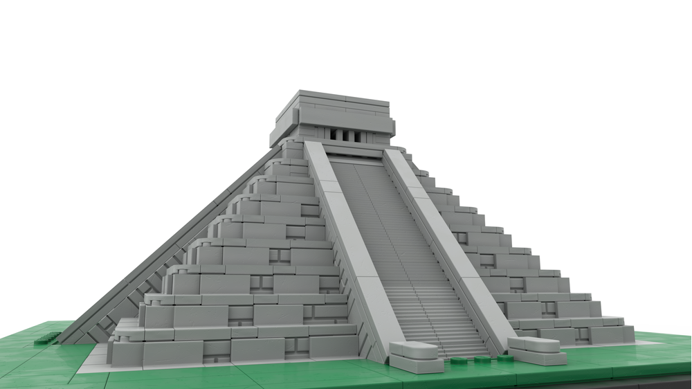 Lego Moc Chichen Itza Temple By Blockwise Rebrickable Build With Lego
