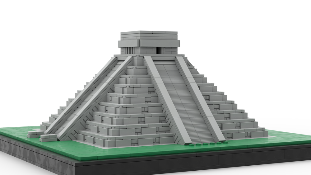 Lego Moc Chichen Itza Temple By Blockwise Rebrickable Build With Lego