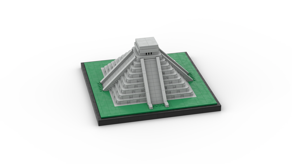 Lego Moc Chichen Itza Temple By Blockwise Rebrickable Build With Lego