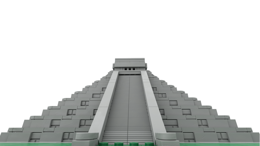 Lego Moc Chichen Itza Temple By Blockwise Rebrickable Build With Lego