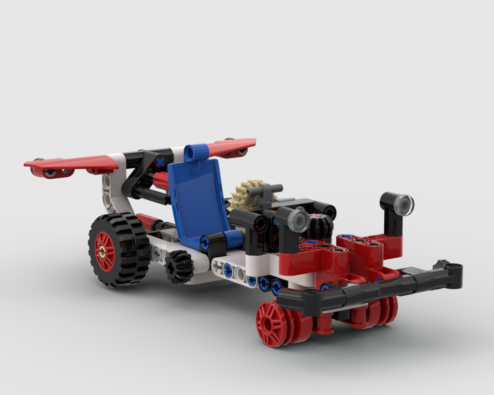 Lego Moc Drag Racer 42116 Alternative By Erikgs Rebrickable Build