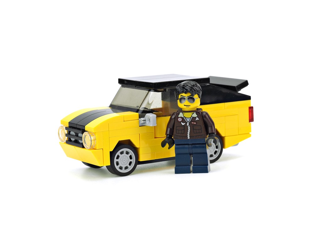 LEGO MOC Yellow muscle car by De_Marco | Rebrickable - Build with LEGO