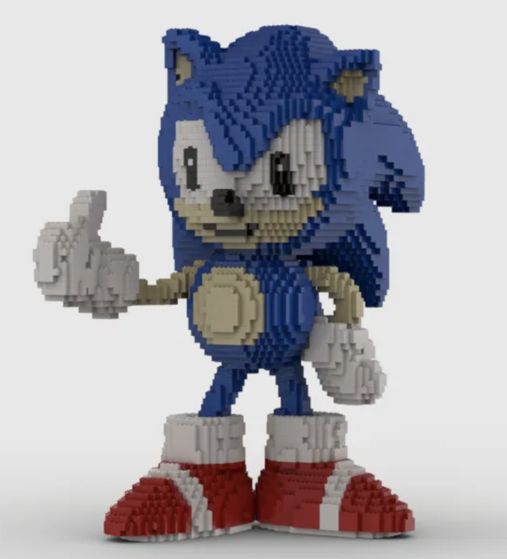 LEGO MOC SONIC by lolo.baba | Rebrickable - Build with LEGO