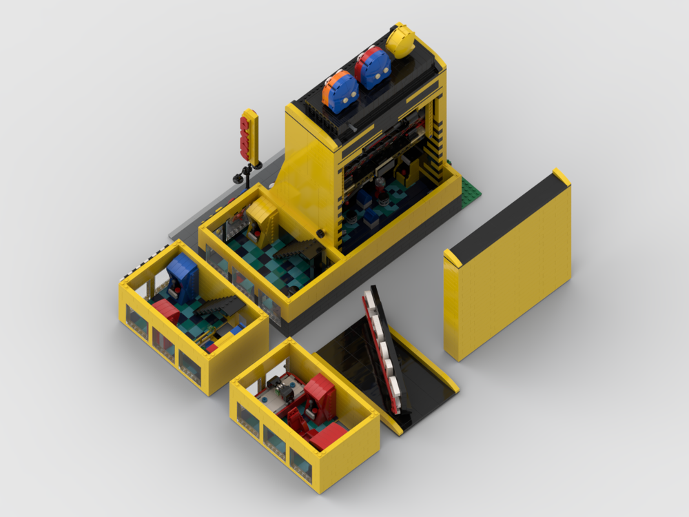 LEGO MOC Modular Arcade Center + Display for set 10323 by gabizon ...