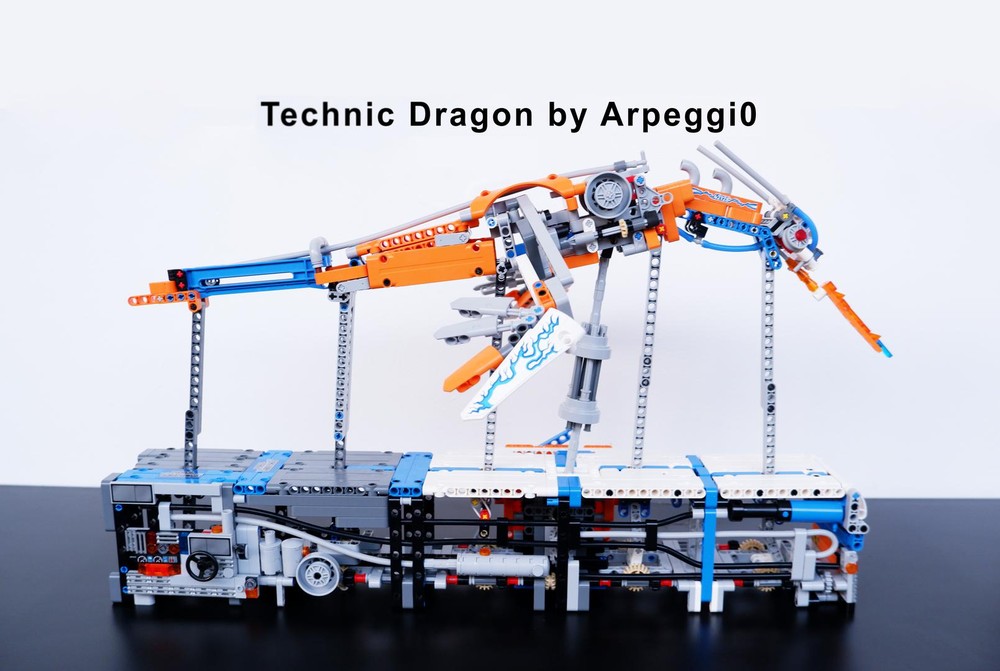 LEGO MOC Tech Dragon by Arpeggi0 | Rebrickable - Build with LEGO
