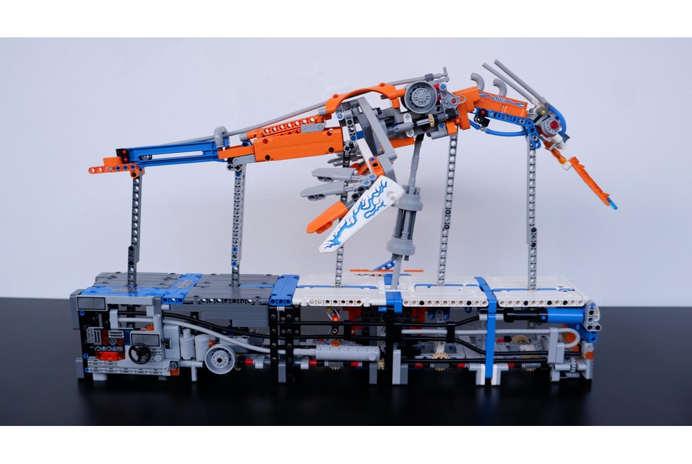 LEGO MOC Tech Dragon by Arpeggi0 | Rebrickable - Build with LEGO