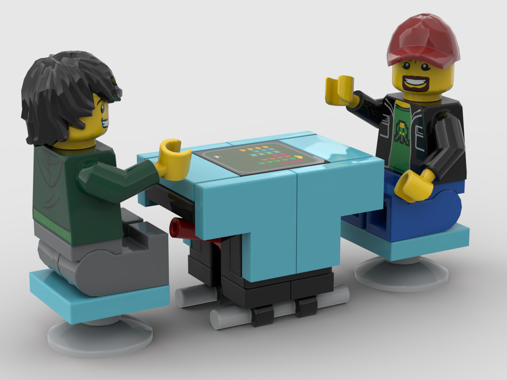 LEGO MOC Yet another cocktail cab by Ptchnk | Rebrickable - Build with LEGO