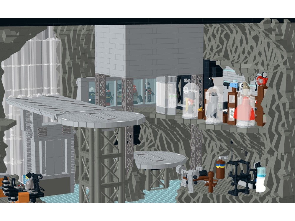 Lego Moc Batcave By Miguellllllll Rebrickable Build With Lego