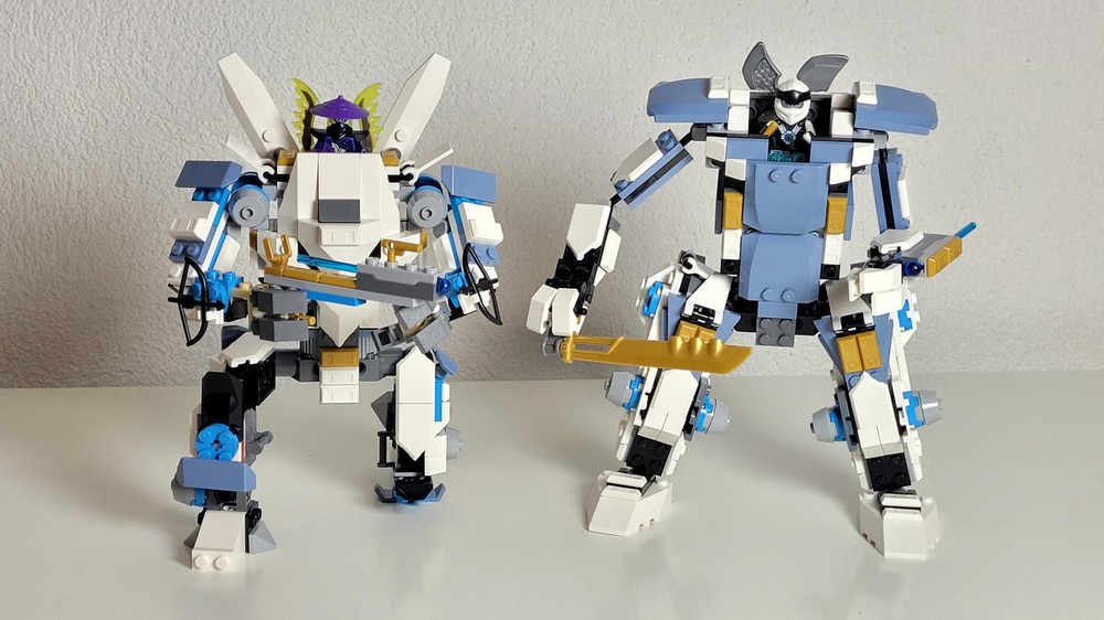 LEGO MOC 71738 Zane's Mech vs Ghoultar's Mech by DrPhil | Rebrickable ...