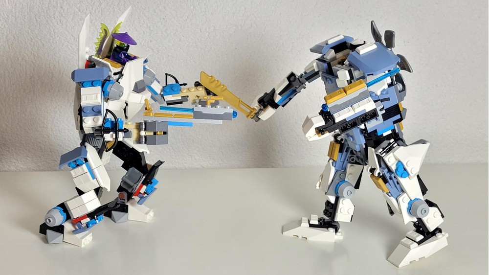Lego Moc 71738 Zanes Mech Vs Ghoultars Mech By Drphil Rebrickable