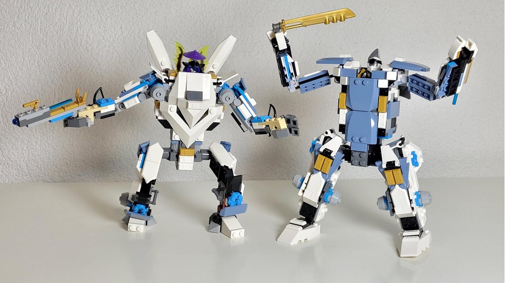 Lego Moc 71738 Zanes Mech Vs Ghoultars Mech By Drphil Rebrickable