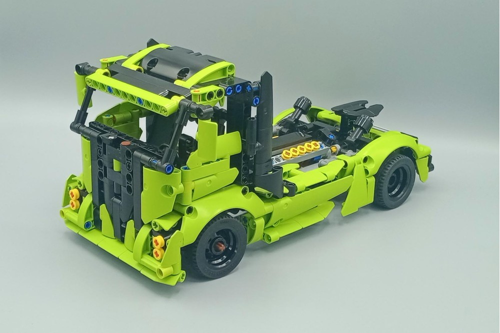 Lego Moc 42161 Race Truck By Nequmodiva Rebrickable Build With Lego