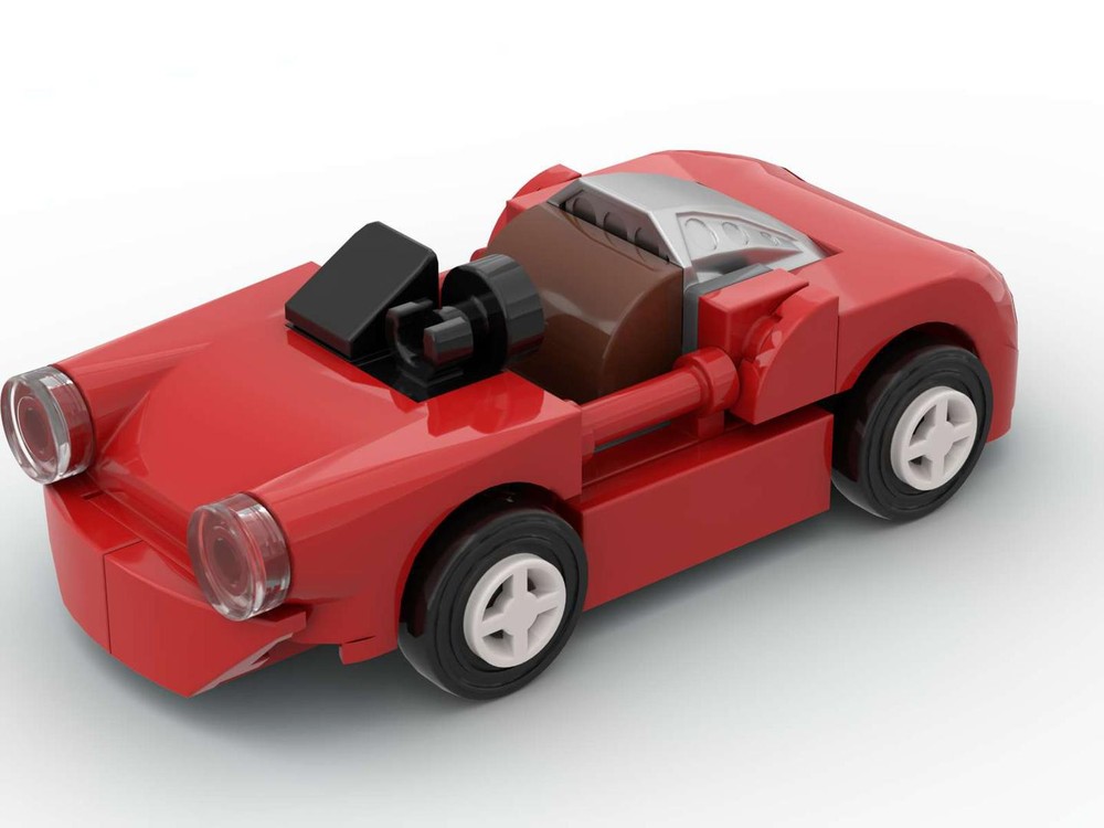 LEGO MOC Micro Vintage Race Car by cirdec | Rebrickable - Build with LEGO